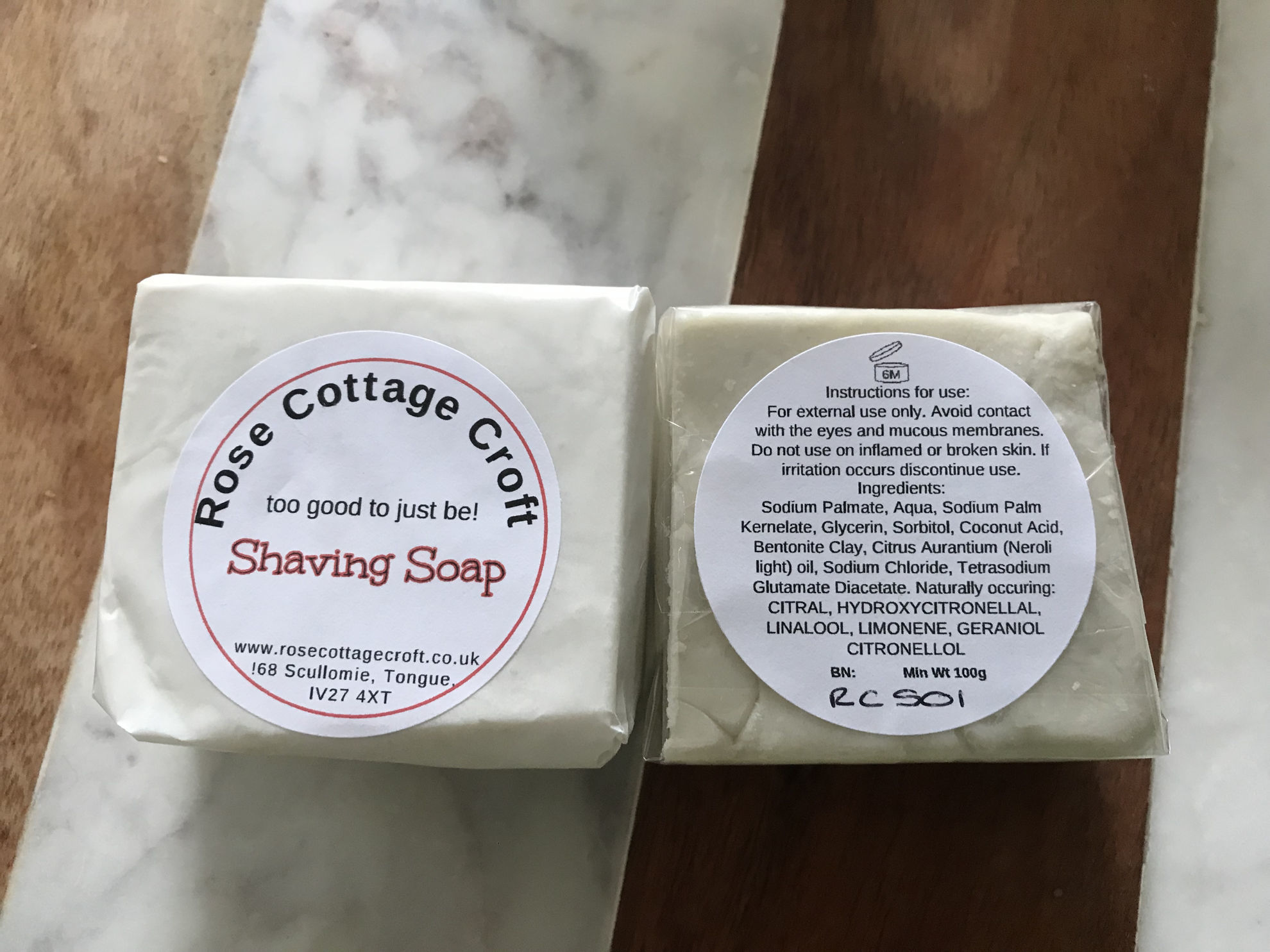 Rose Cottage Croft. Shaving Soap